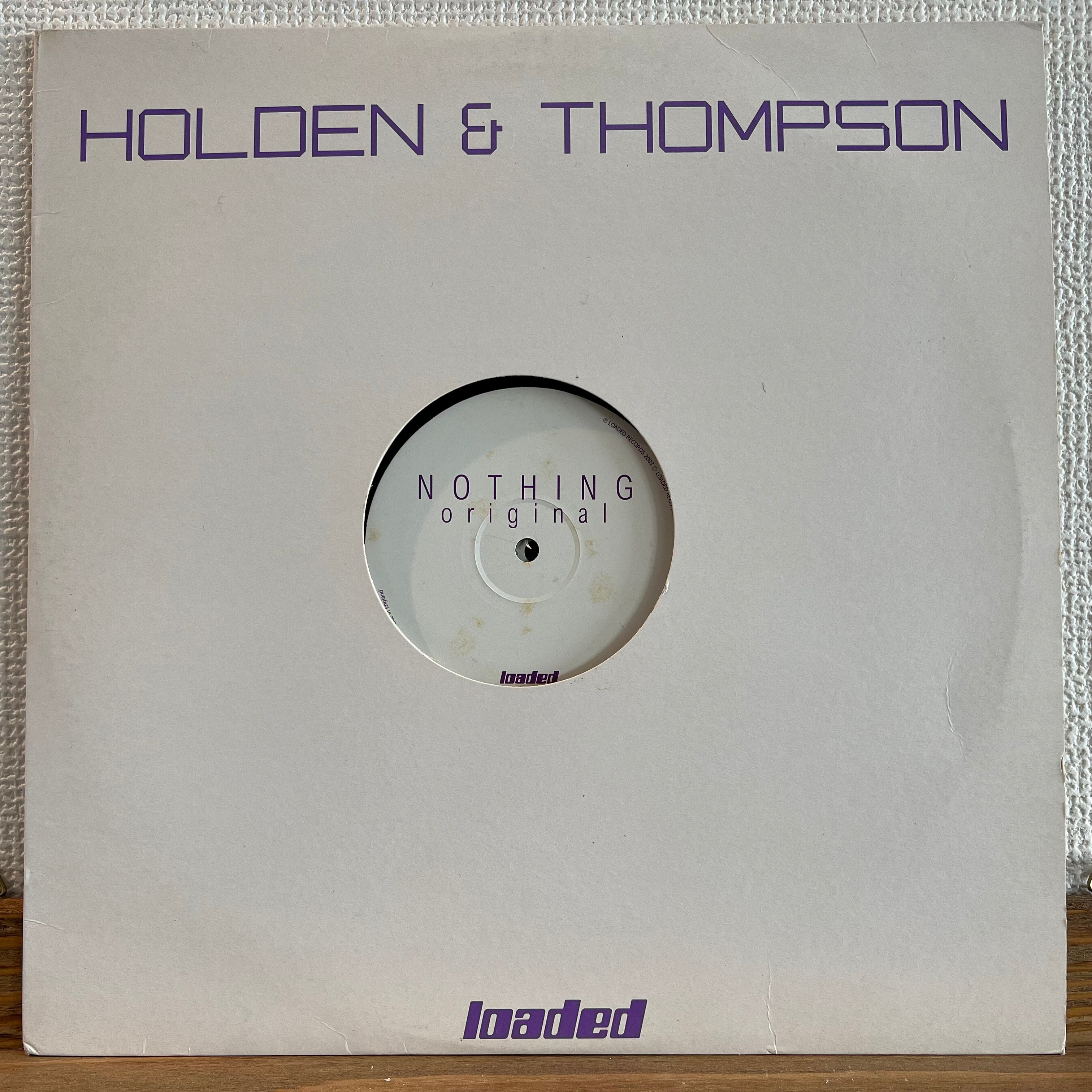 Holden & Thompson - Nothing – Music Forecast